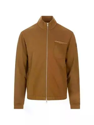 Moncler Logo Patch Zip-up Sweater
