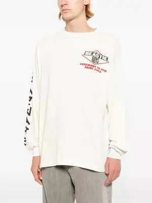 LE MONT SAINT MICHEL Graphic-print Long-sleeve T-shirt