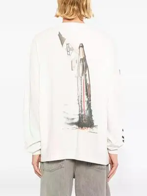 LE MONT SAINT MICHEL Graphic-print Long-sleeve T-shirt