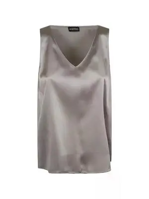 Emporio Armani Silk V-neck Top