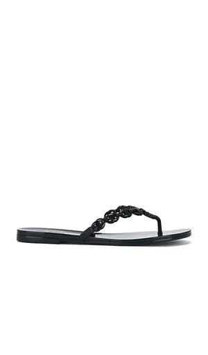 Tory Burch Gemini Link Jelly Flip Flop - Black