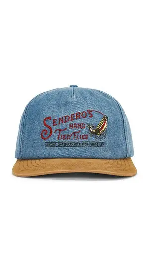 SENDERO PROVISIONS CO. Hand Tied Flies Baseball Cap - Blue