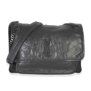 Saint Laurent Saint Laurent Niki Chain Satchel Gray
