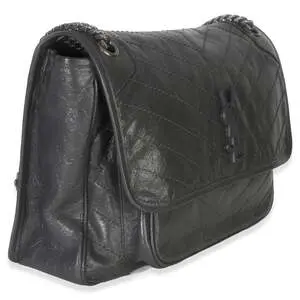 Saint Laurent Niki Chain Satchel - Gray