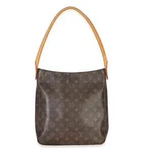 LOUIS VUITTON Monogram Canvas Looping Gm Shoulder Bag - Brown