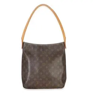 LOUIS VUITTON Monogram Canvas Looping Gm Shoulder Bag - Brown