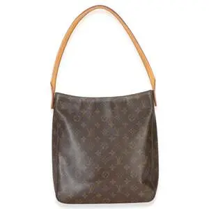 LOUIS VUITTON Monogram Canvas Looping Gm Shoulder Bag - Brown