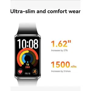 HUAWEI Band 11 Smart Watch With 1.62-inch Amoled Display - Black