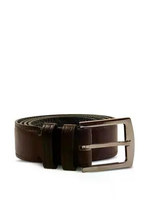 Kiton Buckle-fastening Leather Belt - Brown