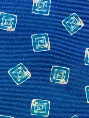 Kiton Geometric Print Textured Neck Tie