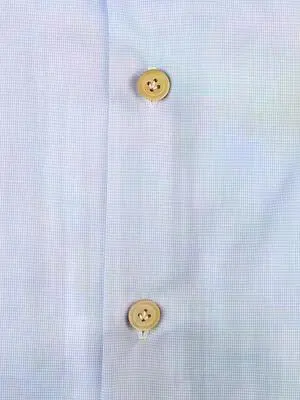 Kiton Spread-collar Shirt - Blue