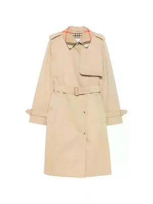 Burberry Belted Double-breasted Trench Coat - Neutrals