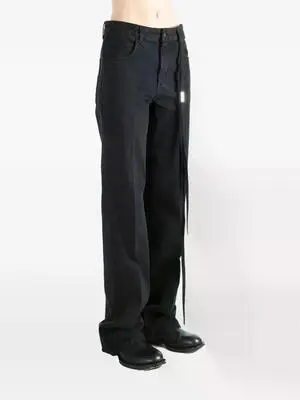 ANN DEMEULEMEESTER Pressed-crease Straight-leg Jeans