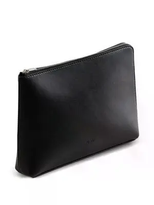 YU MEI Emily Leather Pouch - Black