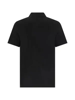Gant Shield Logo-embroidered Polo Shirt - Black