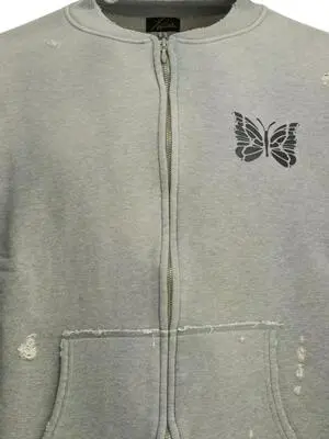 Needles Distressed Papillon Print Sweater