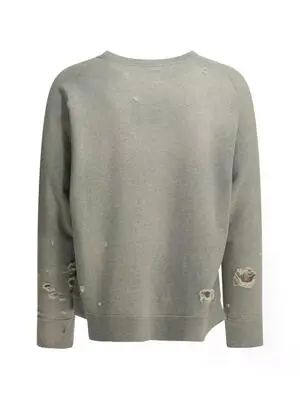 Needles Butterfly Print Distressed Sweatshirt