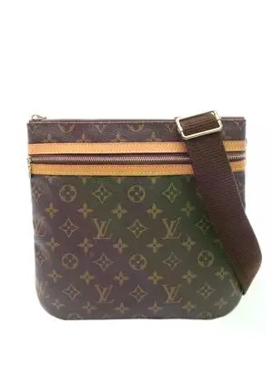 LOUIS VUITTON Monogram Bosphore Pochette Crossbody Bag - Brown