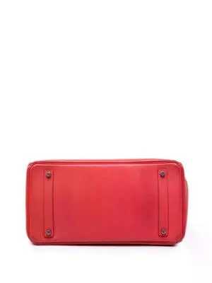 Hermès 35cm Epsom Birkin Retourne Handbag - Red