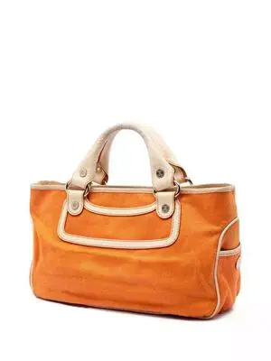 Celine Canvas Boogie Handbag