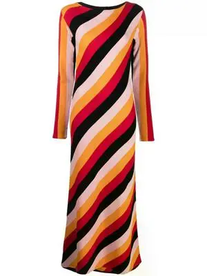 La DoubleJ Swing Knitted Maxi Dress - Black