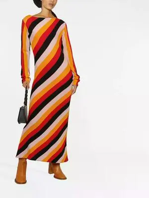 La DoubleJ Swing Knitted Maxi Dress - Black