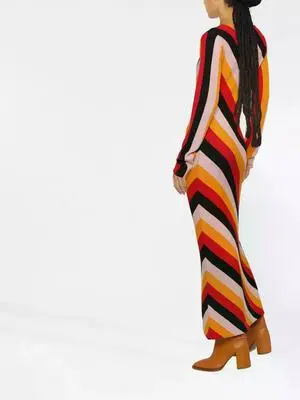 La DoubleJ Swing Knitted Maxi Dress - Black