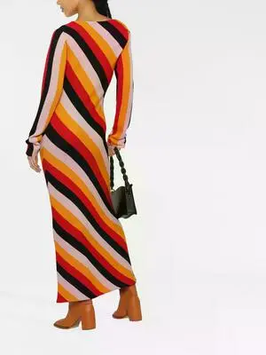 La DoubleJ Swing Knitted Maxi Dress - Black