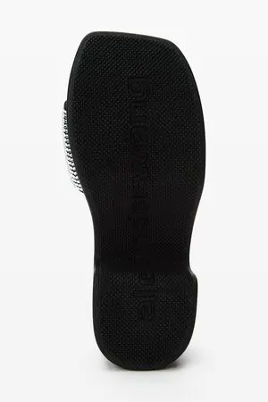 Alexander Wang Crystal Hotfix Platform Slide