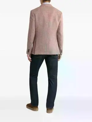 Etro Single-breasted Tweed Blazer - Red