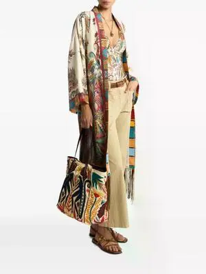 Etro Fringed Silk Jacket
