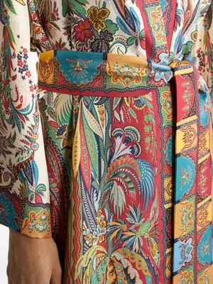 Etro Fringed Silk Jacket