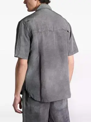 ROBERTO COLLINA Zip-up Short-sleeve Shirt