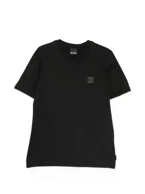 OUTHERE Logo-patch T-shirt - Black