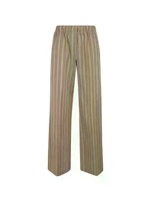 Antonelli Firenze Steven Striped Wide-leg Trousers