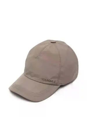 Canali Logo-embroidered Baseball Cap - Brown