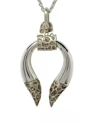 PARTS OF FOUR Sterling Hathor Necklace With Diamonds - Silver