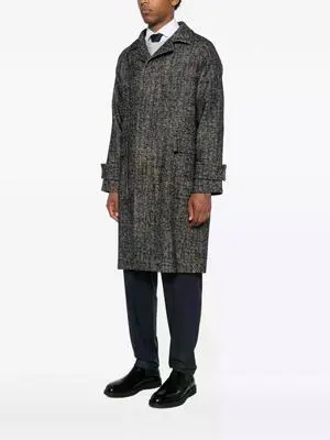 Tagliatore Herringbone Button-fastening Coat