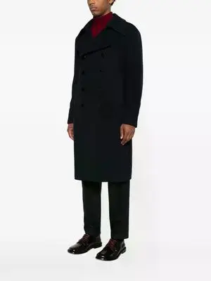 Tagliatore Double-breasted Twill-weave Coat