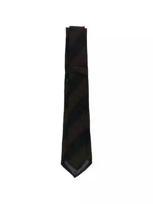Tagliatore Diagonal Stripe Neck Tie - Blue