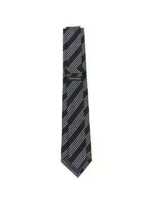 Tagliatore Diagonal Stripe Neck Tie - Blue