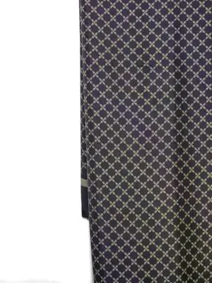 Tagliatore Geometric-print Scarf - Purple
