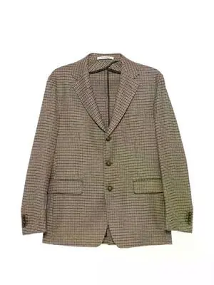 Tagliatore Houndstooth-pattern Single-breasted Blazer