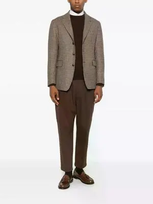 Tagliatore Houndstooth-pattern Single-breasted Blazer