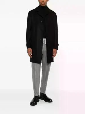 Tagliatore Single-breasted Twill-weave Coat