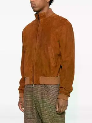 Tagliatore Suede Zip-up Jacket