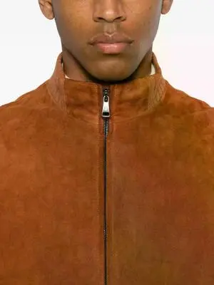 Tagliatore Suede Zip-up Jacket