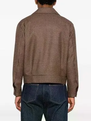 Tagliatore Houndstooth-pattern Button-up Jacket