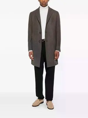 Tagliatore Textured Slim-fit Trousers
