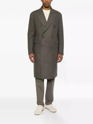 Tagliatore Prince Of Wales Check Double-breasted Coat
